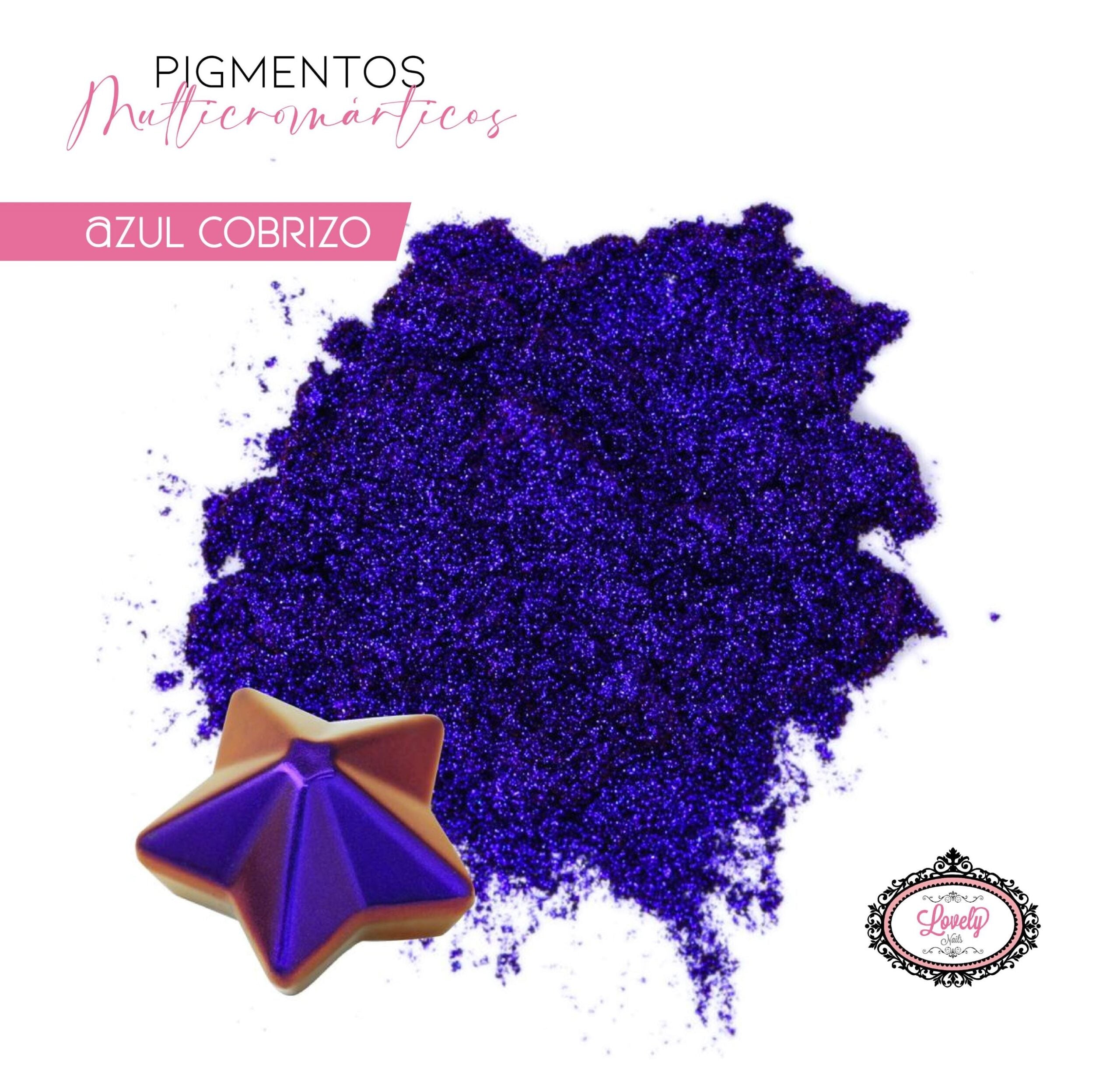 Pigmento Multicromático Azul Cobrizo– PoliShop Nail Art