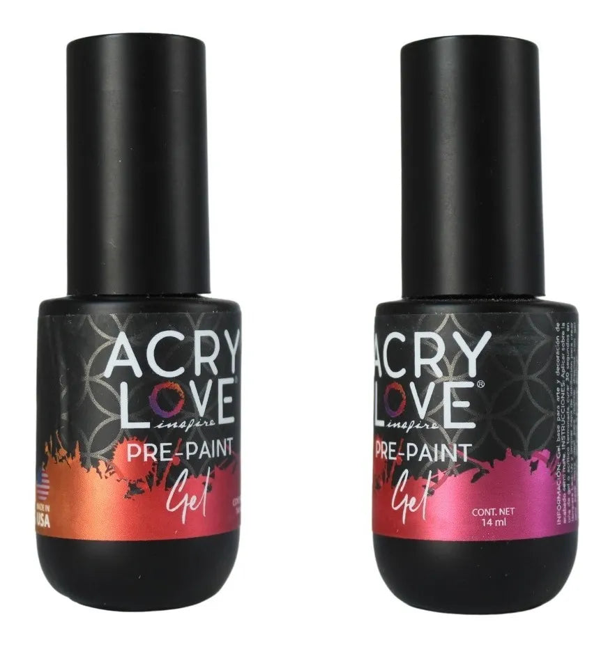 Pre-Paint Gel Base Para Arte 14ml Acry Love | Distribuidor Autorizado | Envíos a Todo México ...